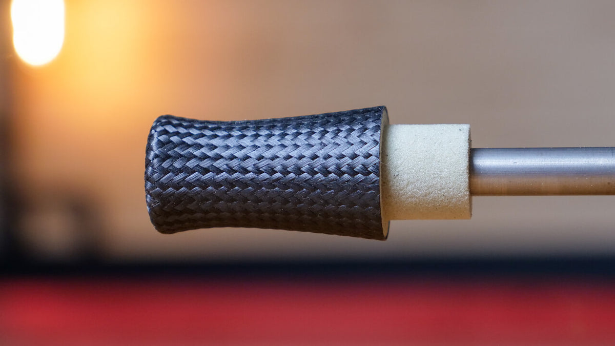 2.5" Tapered Fight Butts | Carbon Fiber Grips | CFX Composite Grips