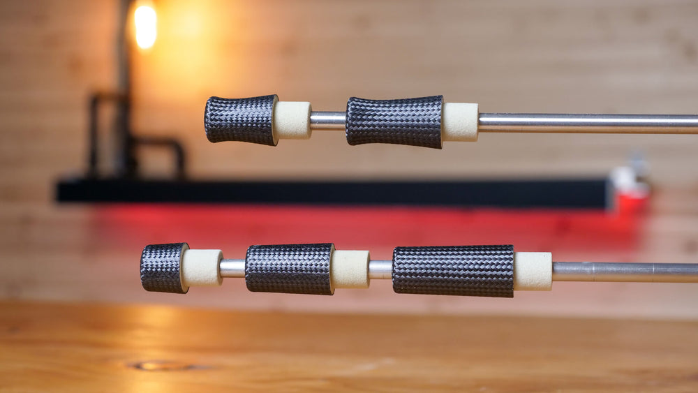 1.75" Tapered Fight Butts | Carbon Fiber Grips | CFX Composite Grips