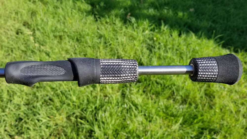 1.5" Hidden Thread Spinning Grips | TVS Split Grips | Carbon Fiber ...